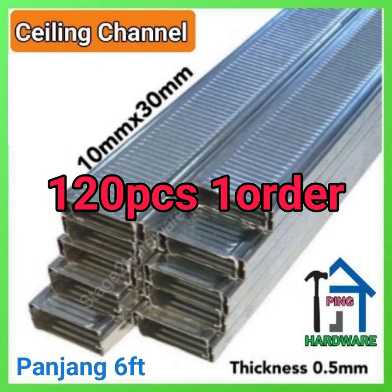 (120pcs 1order *6feet)'Plaster Siling Channel / c channel (Ceiling ...