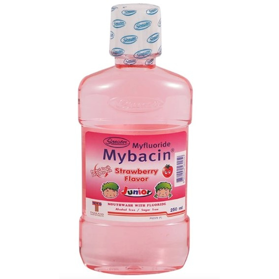 Myseptic Mybacin Mouthwash Kids Strawberry 250 ml | Shopee Malaysia