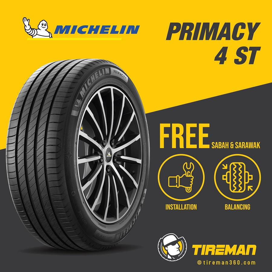 Michelin Primacy 4 ST 16 17 18 Inch Tayar Tire (FREE INSTALLATION ...