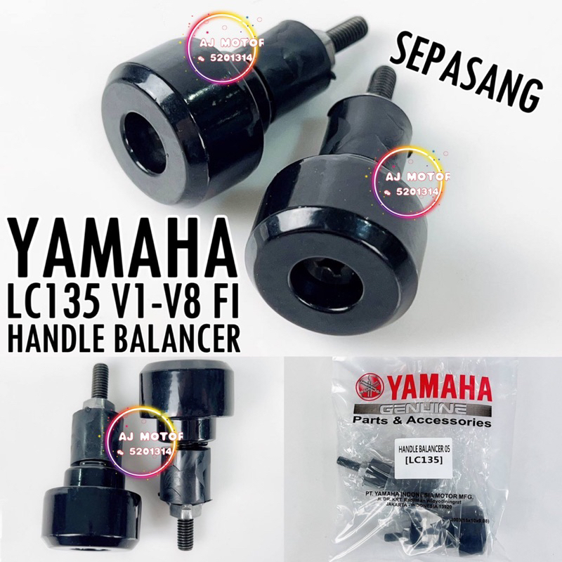 1SET-2PCS YAMAHA LC135 LC Y135 V1 - V9 FI HANDLE BALANCER + SCREW END ...