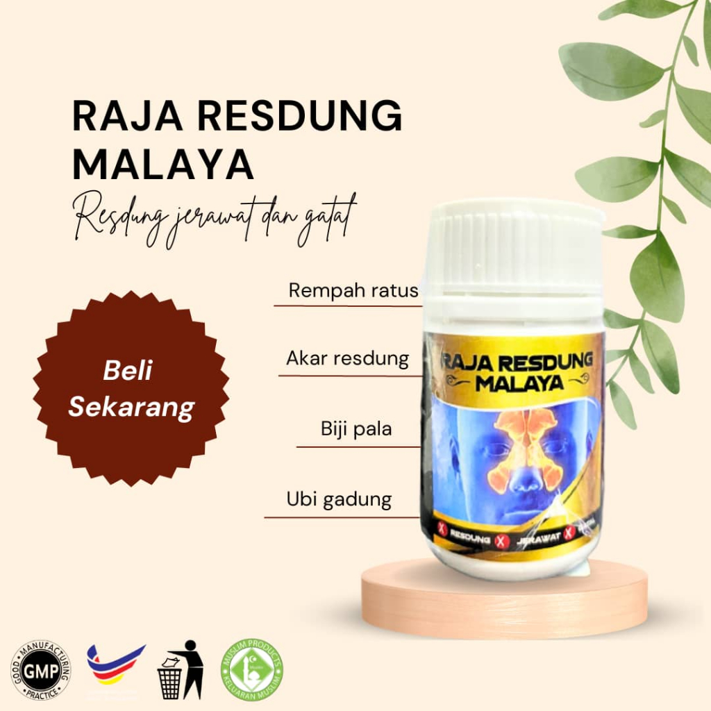 RESDUNG kapsul raja resdung malaya murah masalah resdung hidung ...