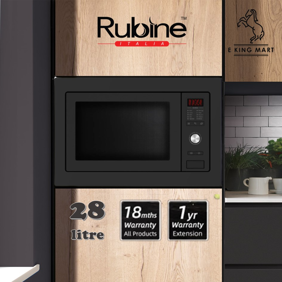 Rubine 28L Built In Microwave Oven Grill Function RMO-OREO-28BL 8 ...