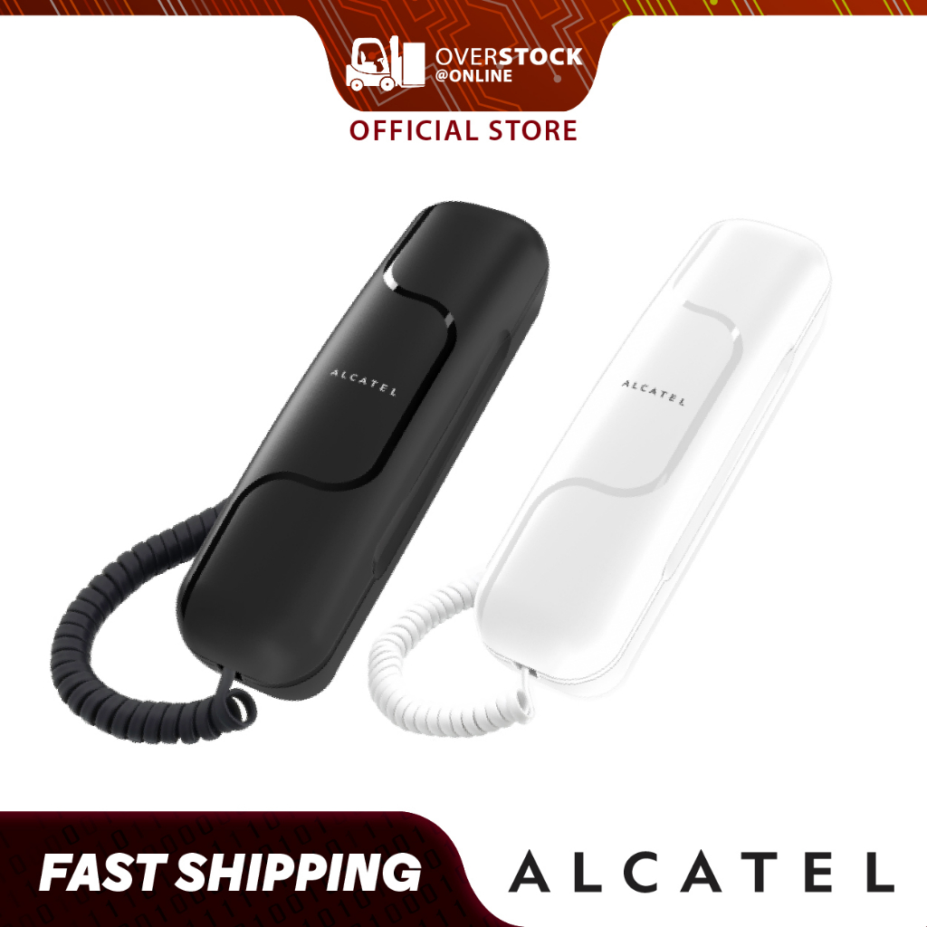 ALCATEL T06 Corded Phone with Wall Mount, Redial Key & Flash Function ...