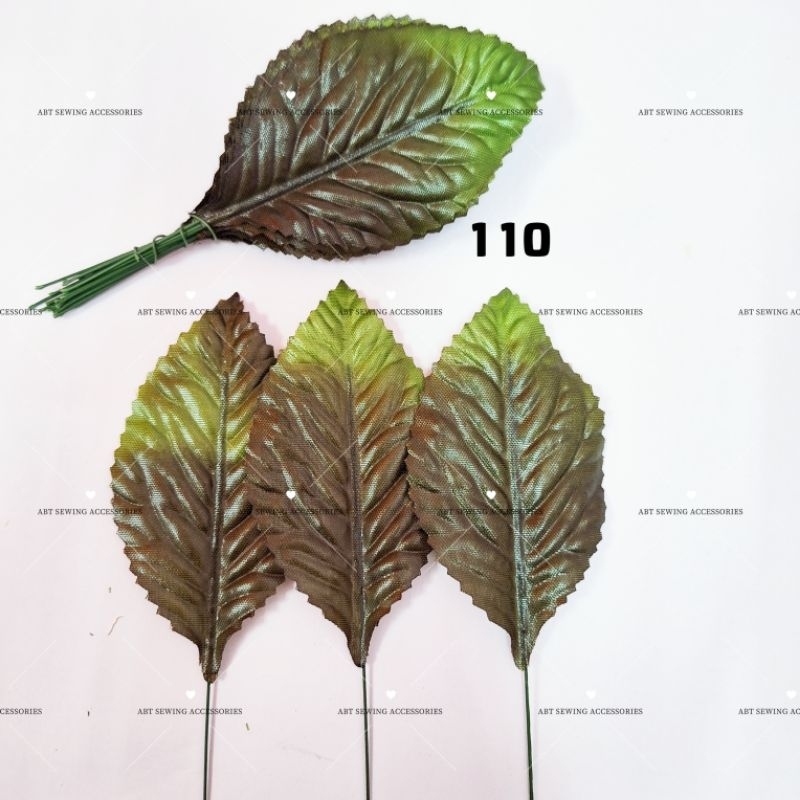 (20Pcs)Daun Hiasan/Daun Emas/Daun Silver/Duan Hijau/Golden Metallic ...