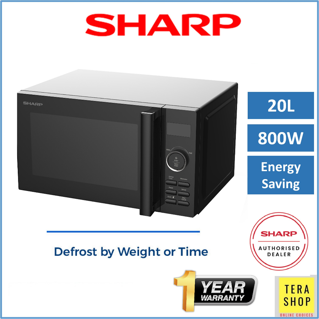 Sharp R2021GK 20L Basic Digital Control Microwave Oven | Shopee Malaysia