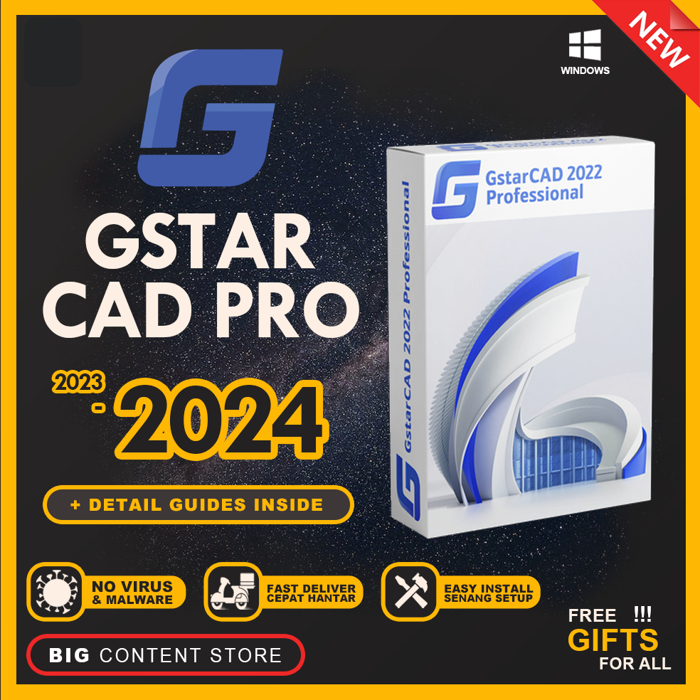 GstarCAD 2025 Professional 💯 EASY INSTALL SOFTWARE 💯 LIFETIME PREMIUM 💯 FAST DELIVERY 💯 SAFE ...