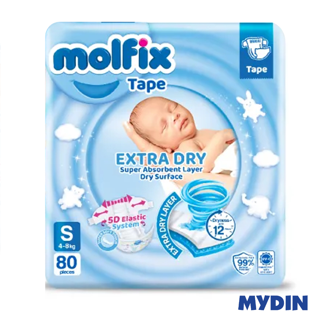 Molfix Extra Dry Tape S80 | Shopee Malaysia