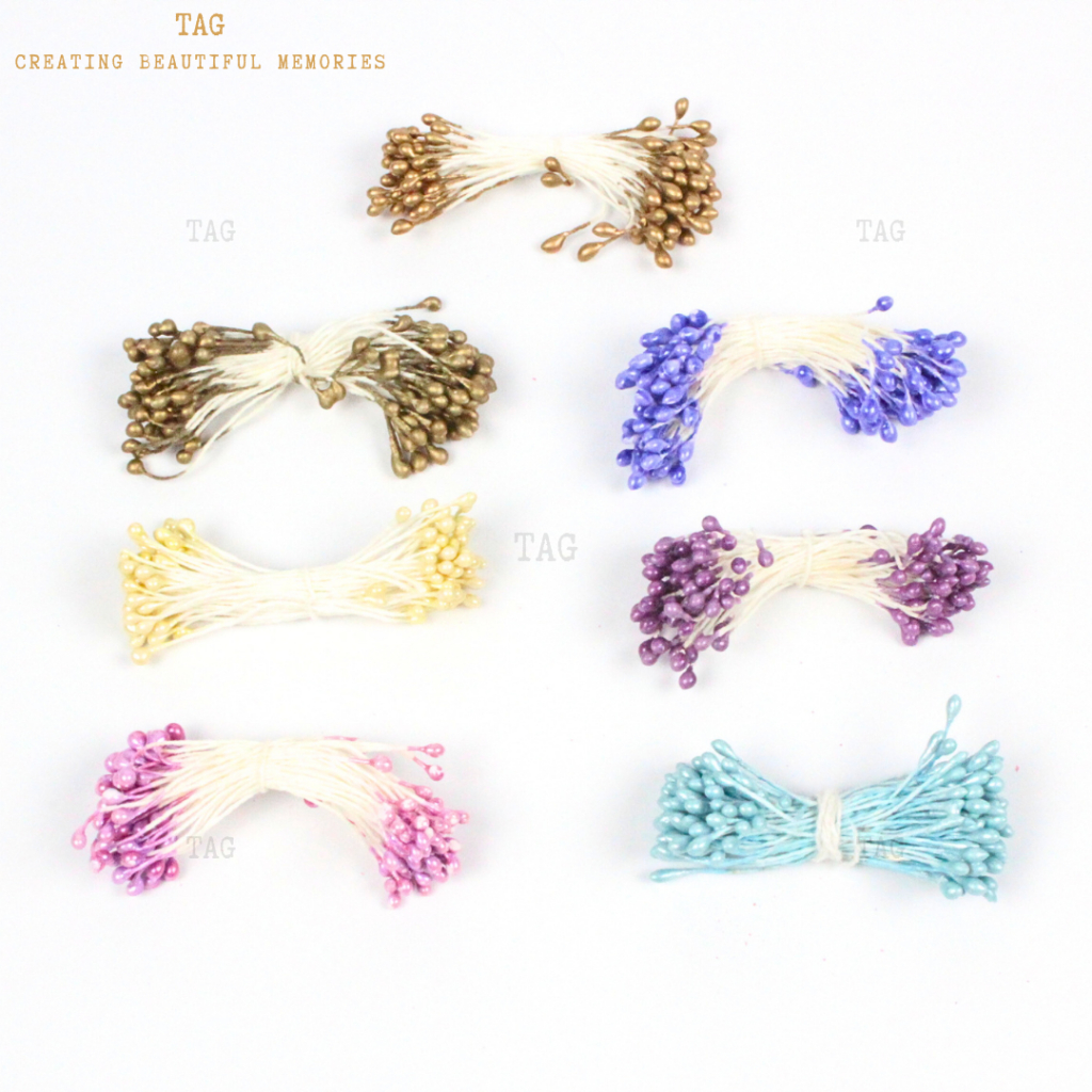 Artificial Pearl Mini Floral Stamen Craft Souvenir Wedding DIY ...