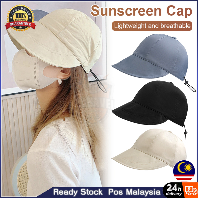 NEW Korean Sun Hat Quick Dry Folding Bucket Cap Breathable Adjustable ...