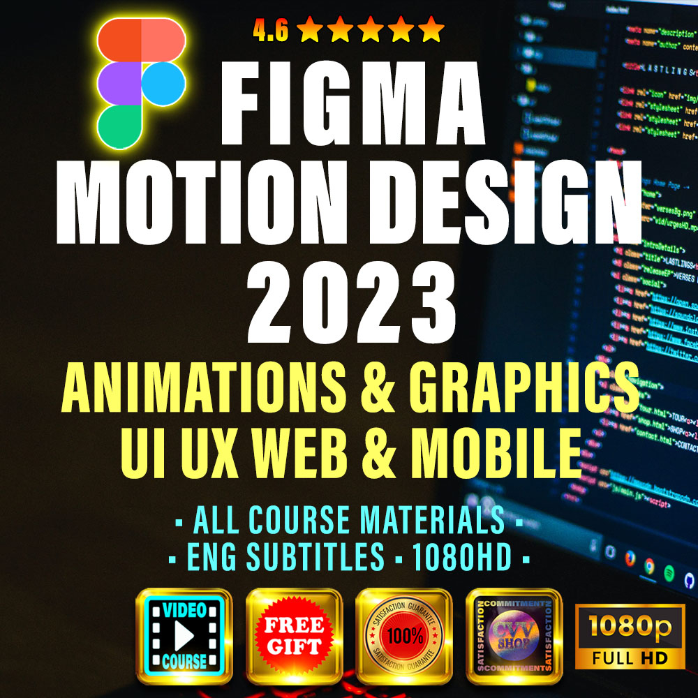 Figma 2023 - Motion Design Video Course For PC Windows - Learn Animations, Motion Graphics, UX ...