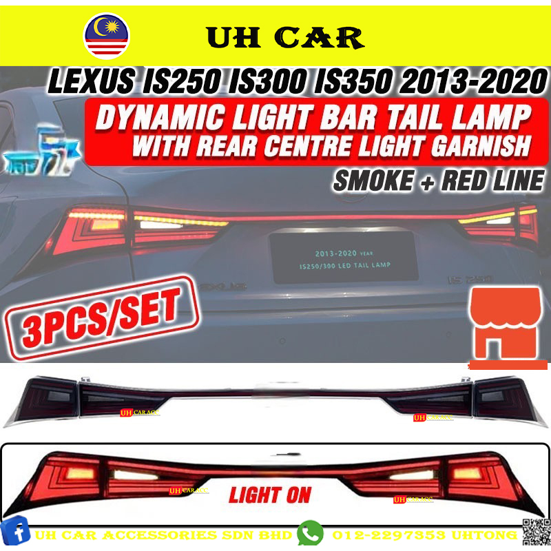 LX656 Lexus IS250 IS300 IS350 2013 - 2020 Dynamic Led Light Bar Tail ...