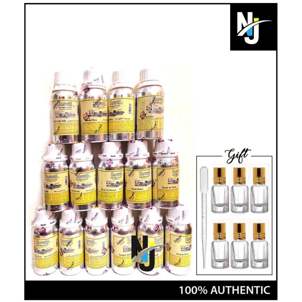 Surrati Concentrated Perfume Oil (Pati) -100g GOLDEN SAND/MUSK KASHMIRI ...