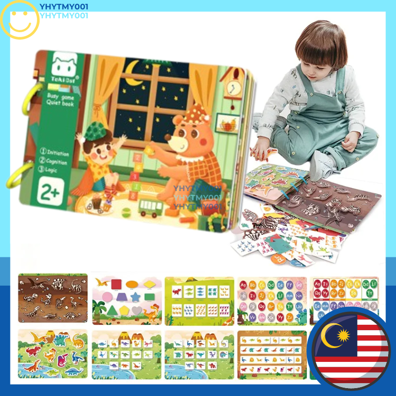 LOCAL!! Montessori Busy Games Quiet Book Children Toy Animal Numbers ...