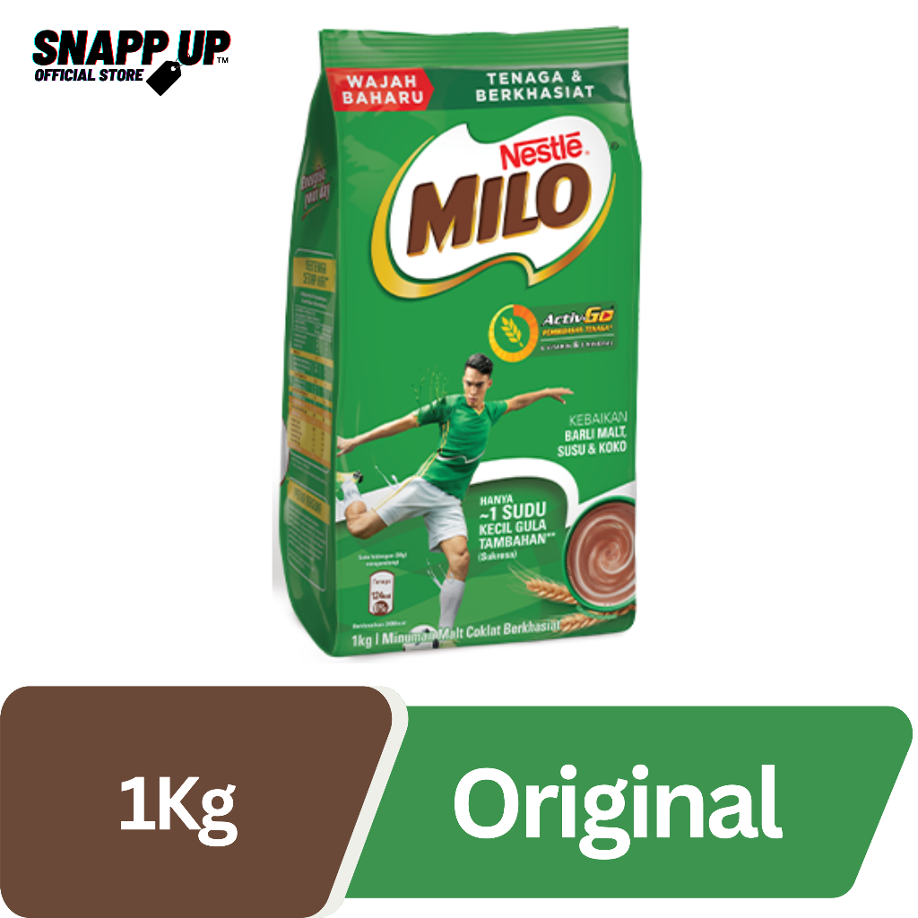 Nestle Milo Activ-Go Softpack 1Kg | Shopee Malaysia