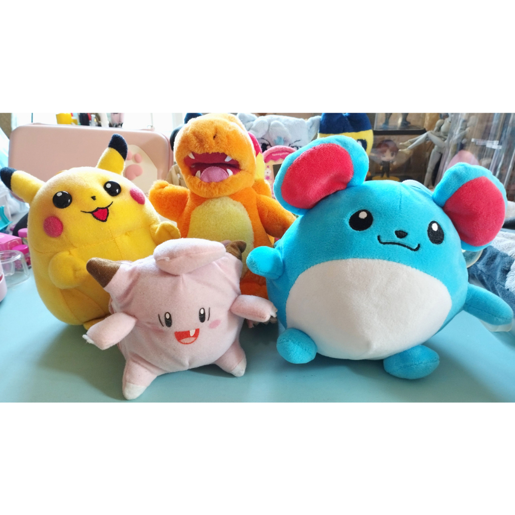 Pokemon Cute Plushie Plush Soft Toy - Pikachu, Charmander, Clefairy ...