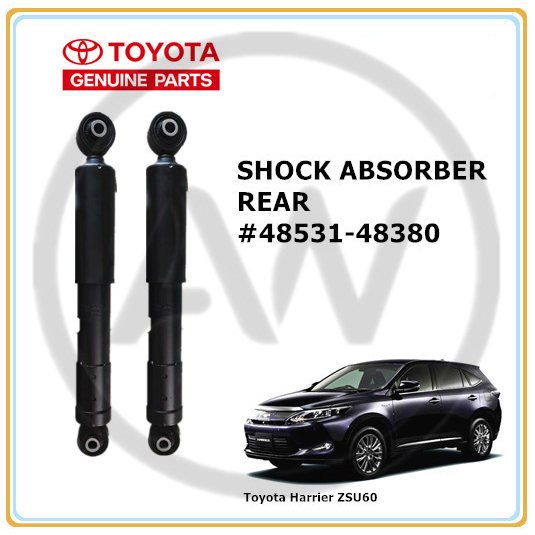 Original Toyota Harrier 2.0 ZSU60 2014-2019 Rear Shock Absorber [1 Pair ...