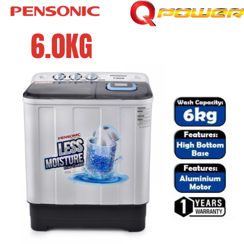 PENSONIC SEMI AUTO WASHING MACHINE 6KG /7KG/9KG/10KG/11KG /12KG | Shopee Malaysia