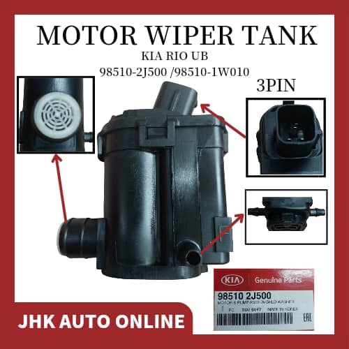 KIA RIO UB WIPER TANK MOTOR ORIGINAL KIA 98510-2J500 /98510-1W010 MADE ...