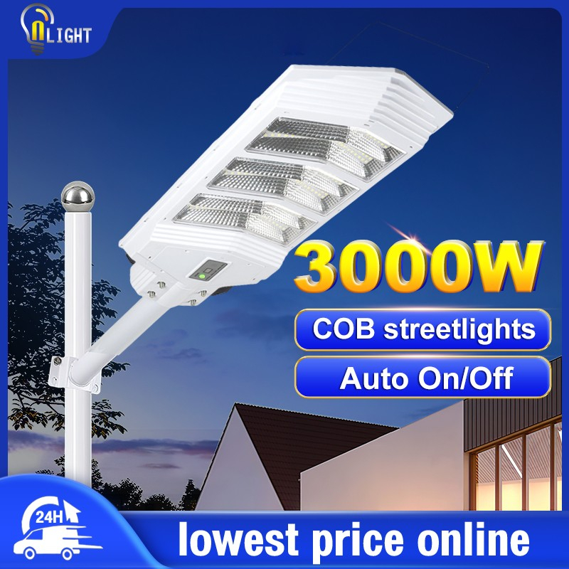 3000W Street Light Solar Waterproof Lampu Jalan Solar Auto Charging ...