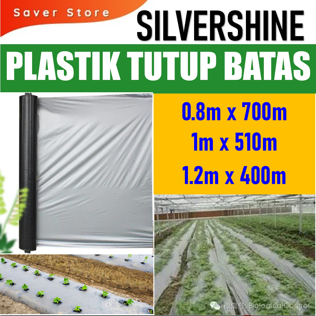Silvershine Plastik Penutup Tanah Silver Shine Plastik tutup Batas ...