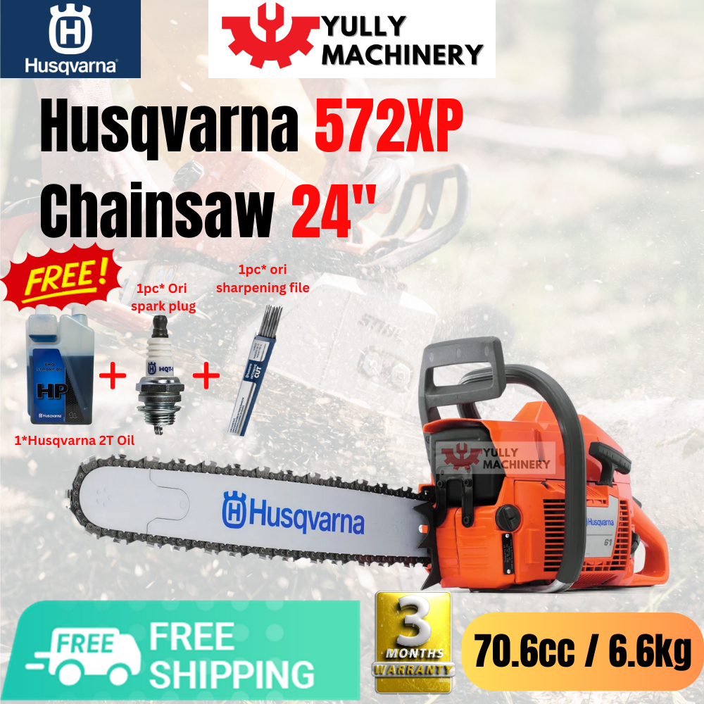 HUSQVARNA 572XP Chainsaw 24" 70.66cc 6.6kg Husqvarna 572xp Chainsaw ...
