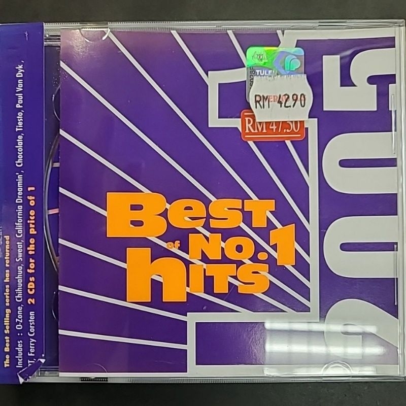 Best No 1 Hits 2005 Various Artists 2cds Shopee Malaysia