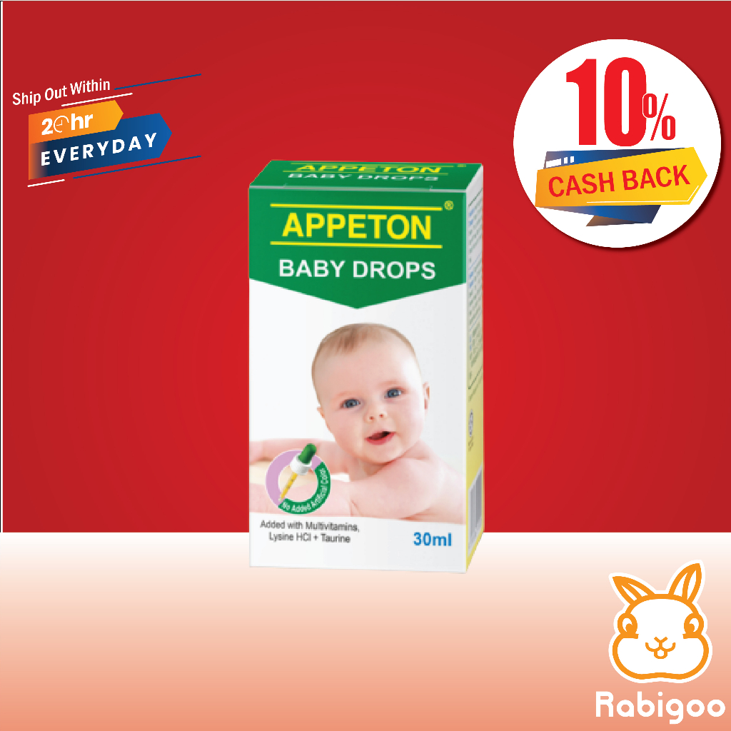 [CASHBACK 10%] Appeton Multivitamin Plus Infant Drops (30ml) (baby ...