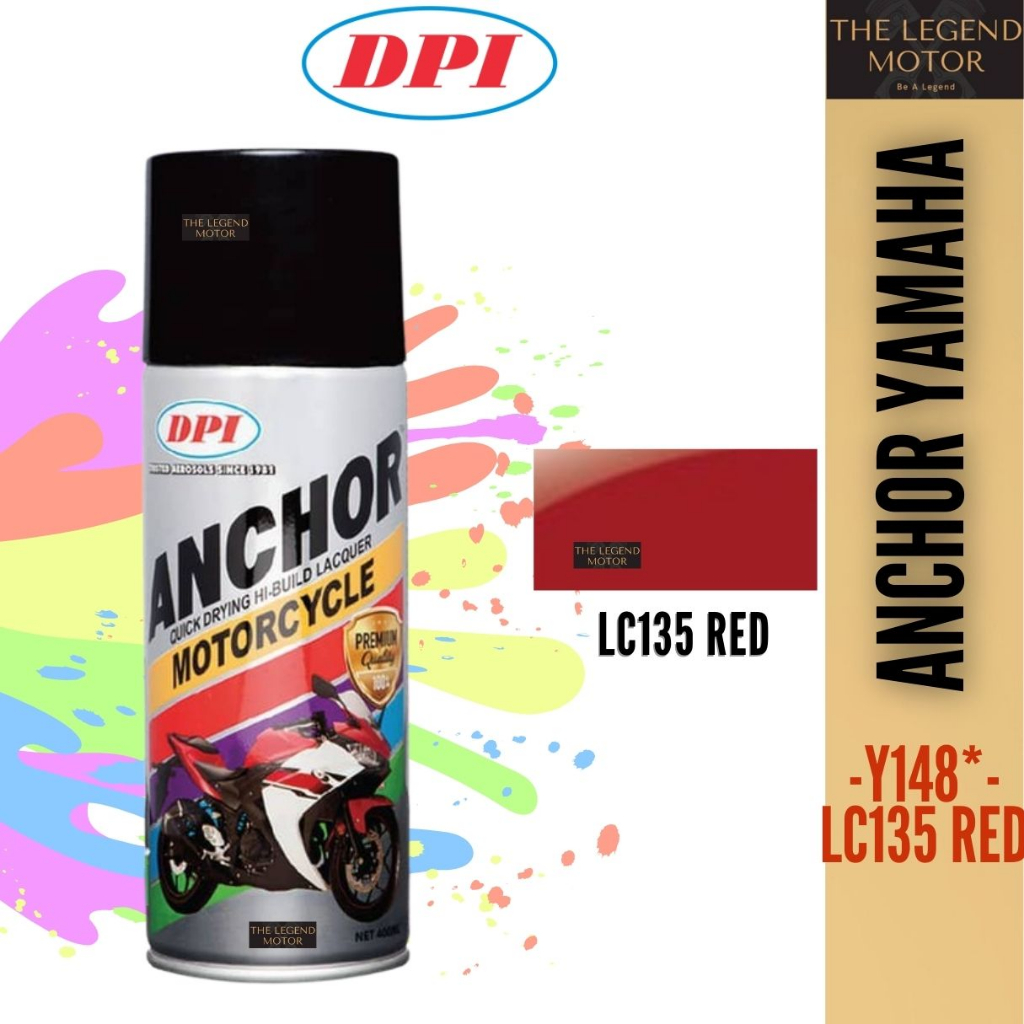 ANCHOR Y148* Y148 LC135 Red Merah Yamaha Motorcycle Series Can Spray ...