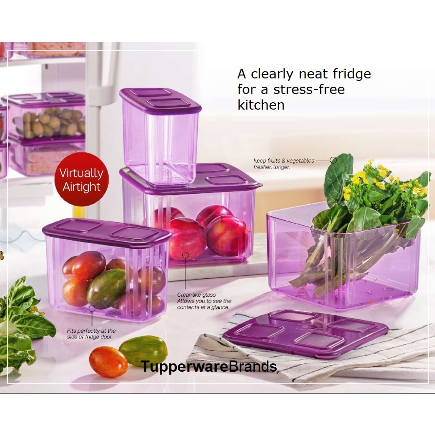Tupperware Fresh N Clear Tall Set | Shopee Malaysia