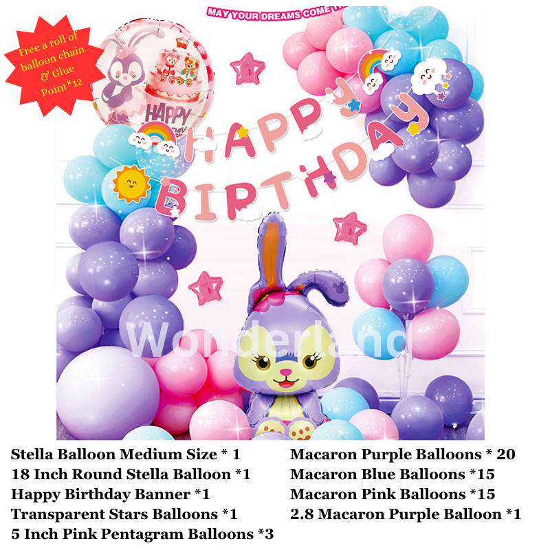 Kids Birthday Decoration Party Theme Kids Belon Party Birthday Set ...