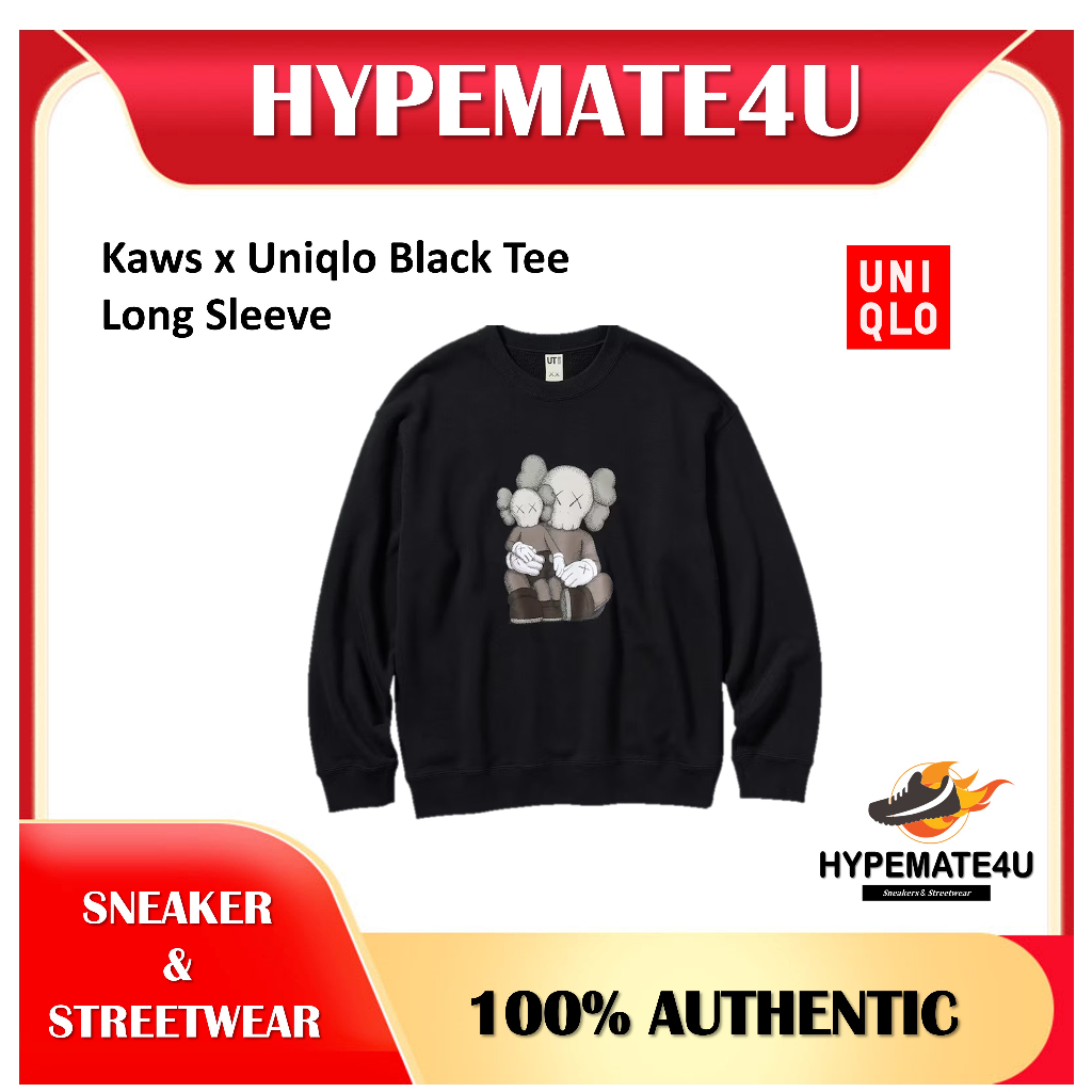 Kawx x Uniqlo Long Sleeve Sweatshirt | Shopee Malaysia