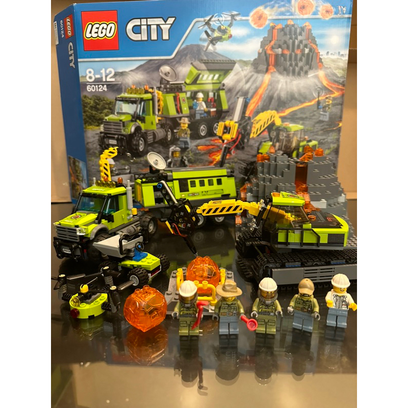 Lego City 60124 Volcano Exploration Base (preloved) | Shopee Malaysia