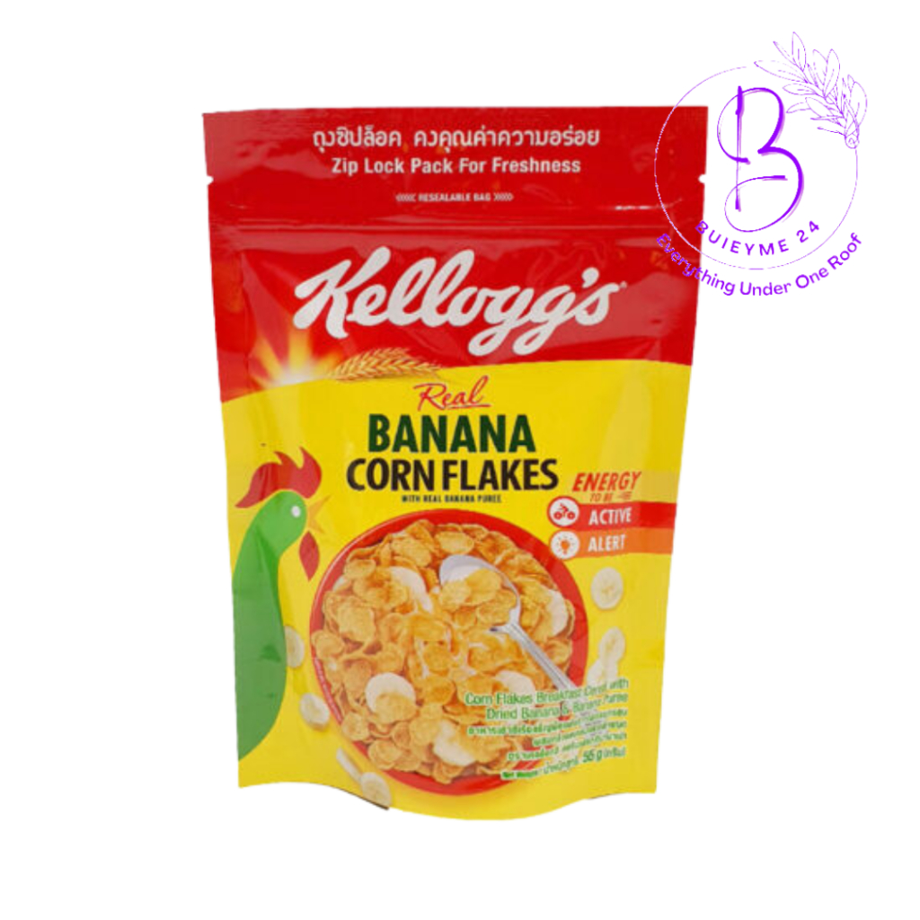 [READY STOCK] Kelloggs Real Banana Corn Flakes 55g | Shopee Malaysia