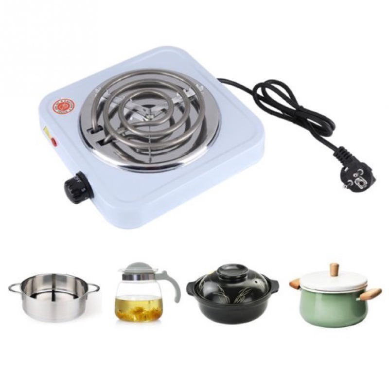Electric Stove Dapur Elektrik Burner 1000w Portable Mini Kitchen Coffee ...