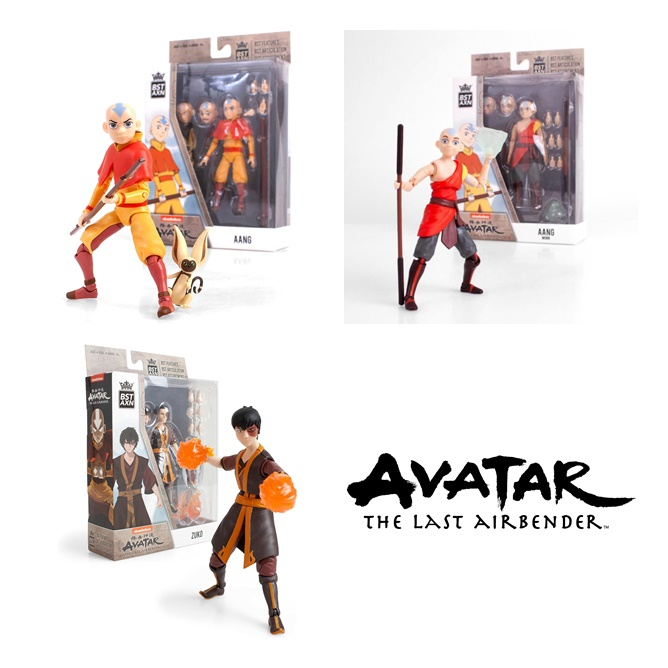 BST AXN Avatar Aang Zuko 5 inch Action Figure Loyal Subject | Shopee ...