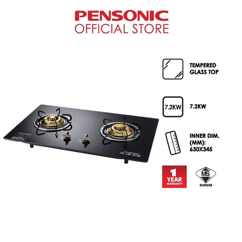 Pensonic PGH-422N Glass Hob Built-in PGH422N Gas Cooker | Shopee Malaysia