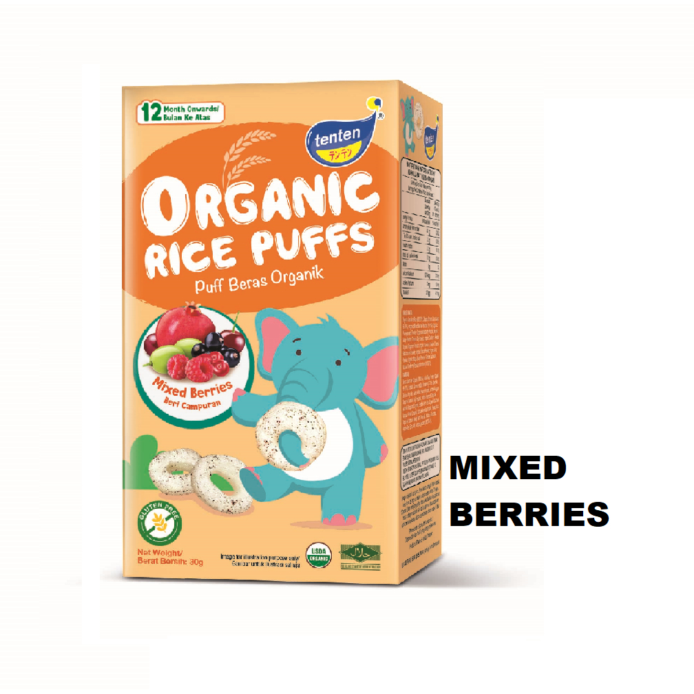 Tenten Baby Guide Baby Rice Rusk Rice Cracker Biscuit (1pc) Biskut Bayi ...