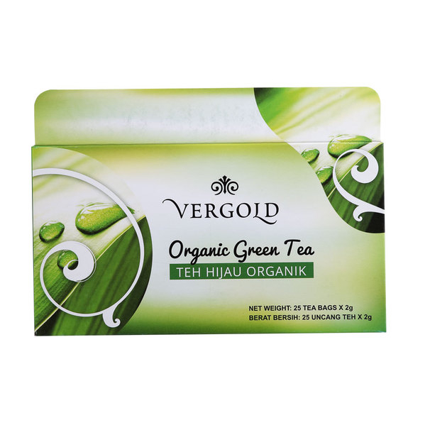 Amway Vergold Organic Green Tea - 25 Sachets X2g | Shopee Malaysia