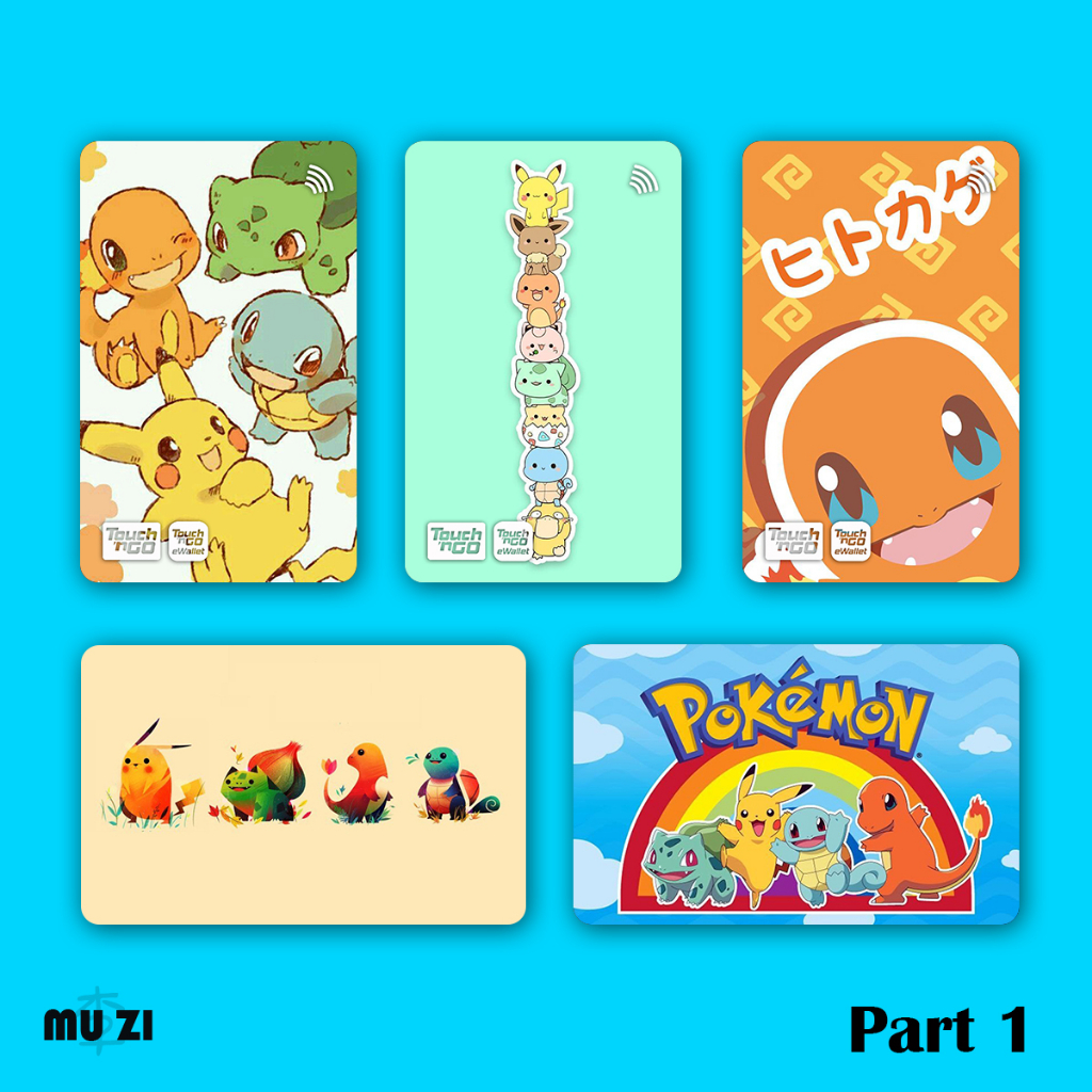 Pokemon TnG Card STICKER NFC STICKER Waterproof Thick Hard Material ...