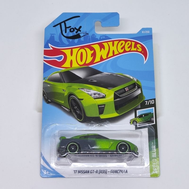 Hot Wheels 17 Nissan GT-R (R35) Guaczilla Godzilla | Shopee Malaysia