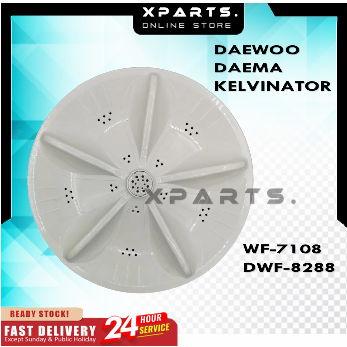 WF-7108/DWF-8288 Daewoo / Daema / Kelvinator Washing Machine Pulsator ...