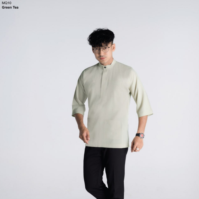 KURTA MALIQUE ( GREEN TEA ) BY ELRAH EXC | Shopee Malaysia