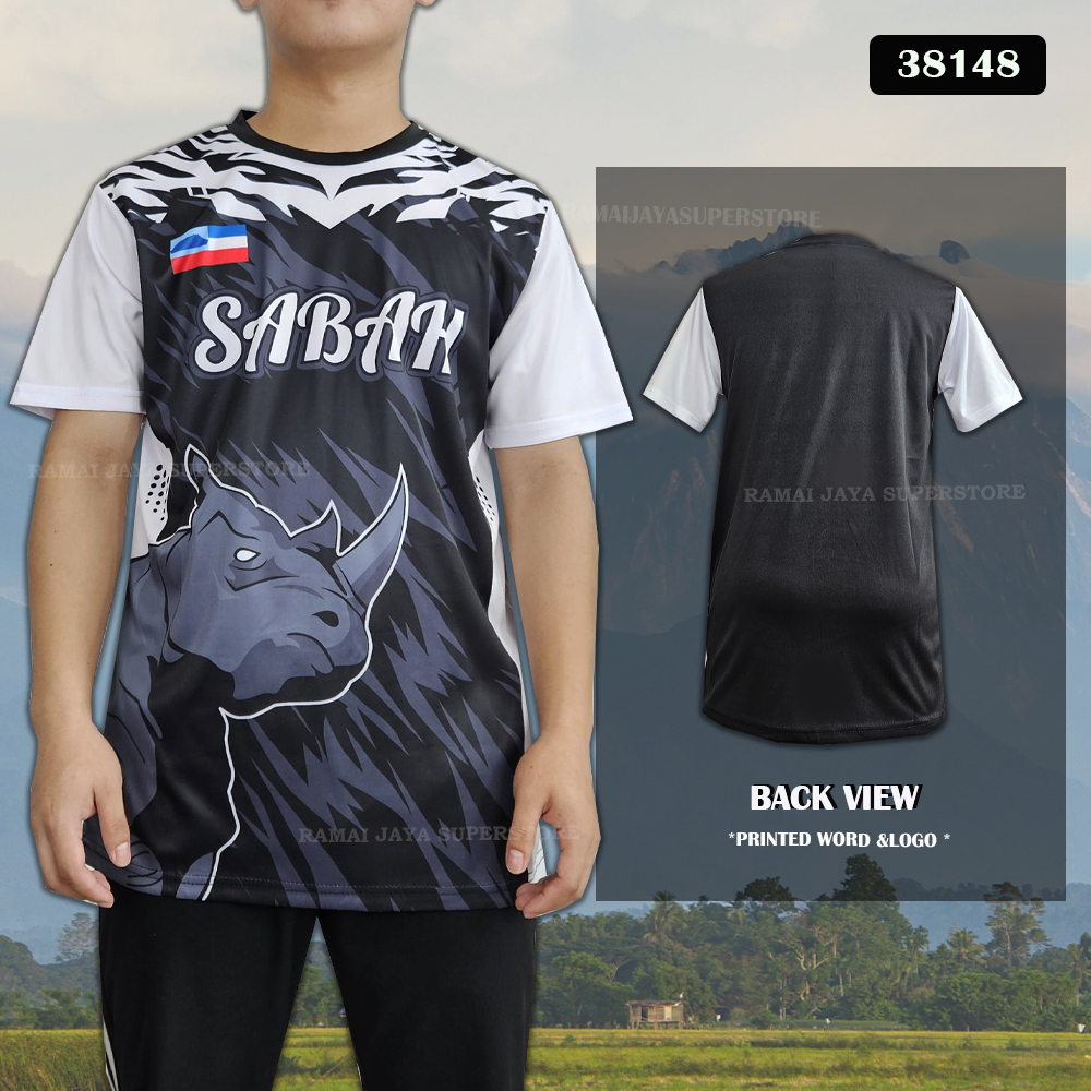🔥RDYSTOCK🔥 BAJU BADAK SUMBU SABAHAN SABAH MALAYSIA JERSEY DESIGN TSHIRT ...