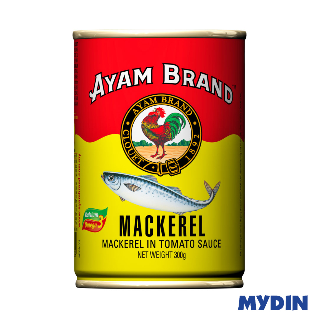 Ayam Brand Mackerel in Tomato Sauce (300g) | Shopee Malaysia