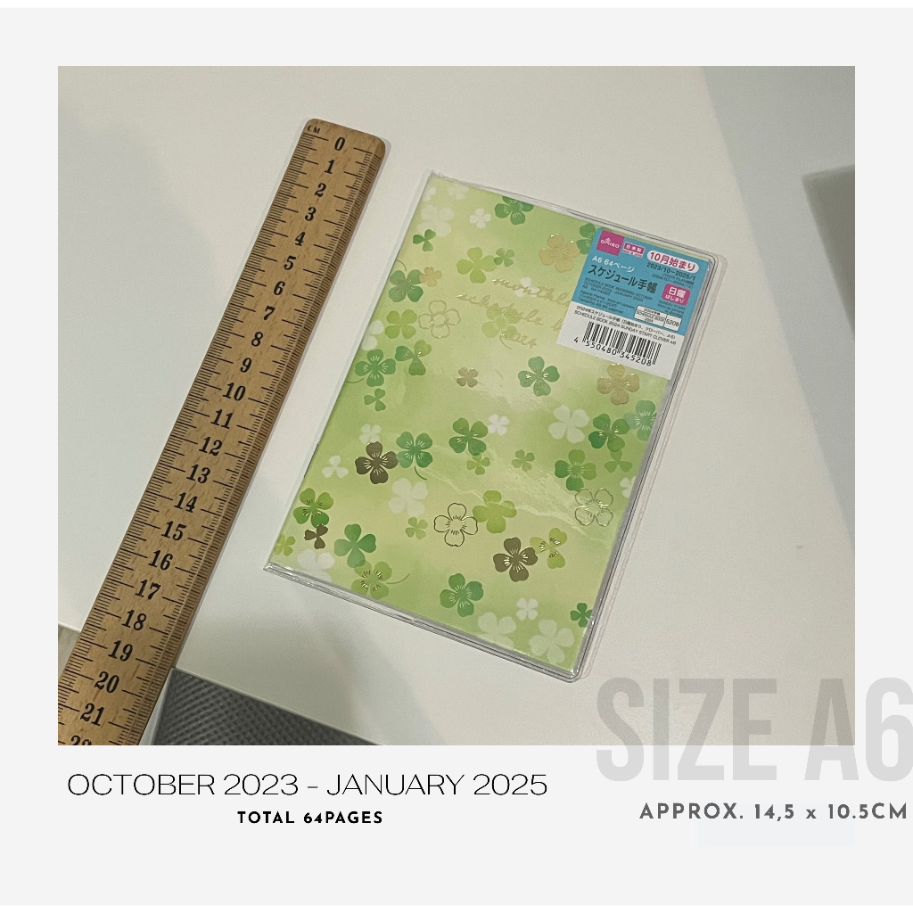 DAISO Planner / Monthly Schedule Book 2024 2023 / Size A5, B6, A6 ...
