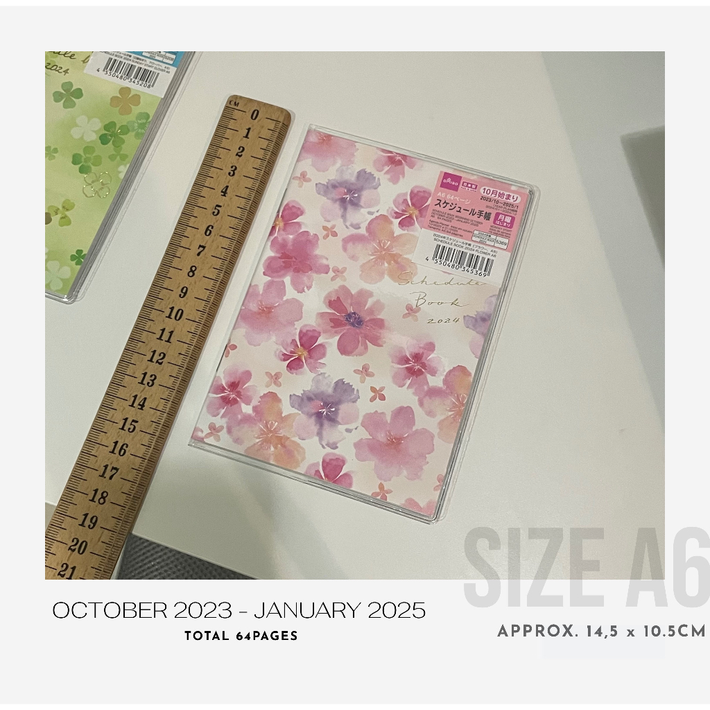 DAISO Planner / Monthly Schedule Book 2024 2023 / Size A5, B6, A6 ...