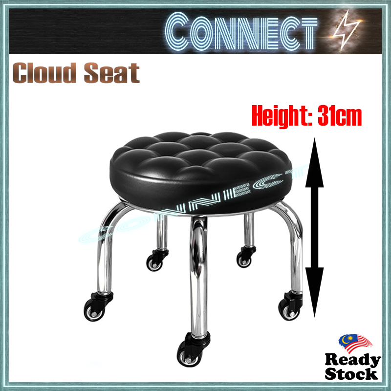 Small Stool With Wheels Bangku Kencil Roda Rolling Chair 带轮小凳子 小孩学步神器 ...