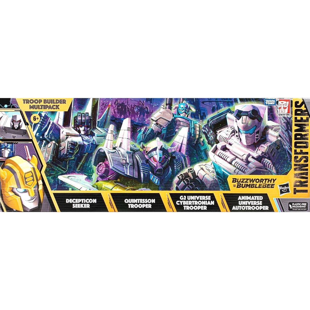 Hasbro Transformers Troop Builder Multipack Seeker, Quintesson ...