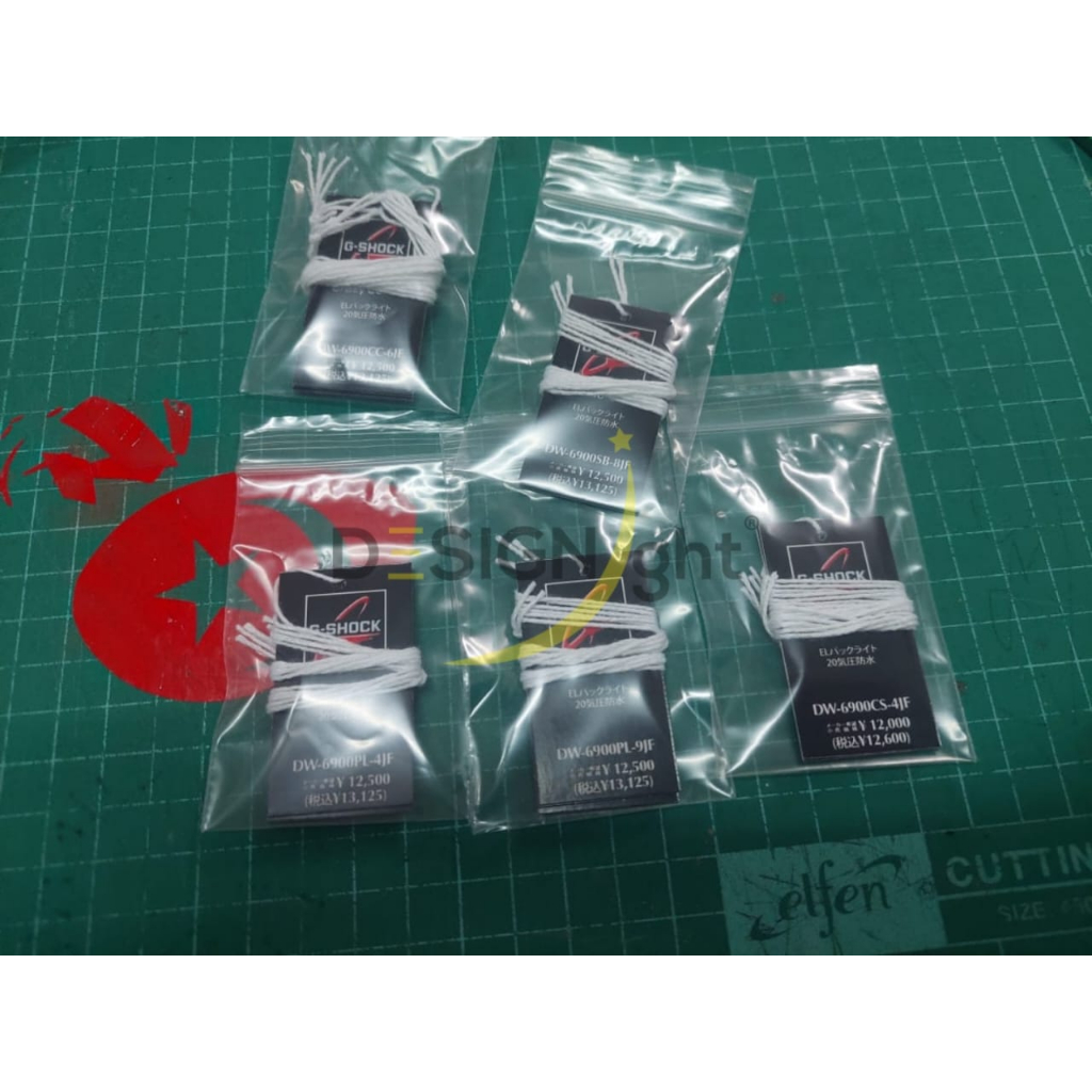 TAG JAPAN SET CRAZY COLORS CUSTOM WATCH TAGGING JAPANESE TANDA JAM ...