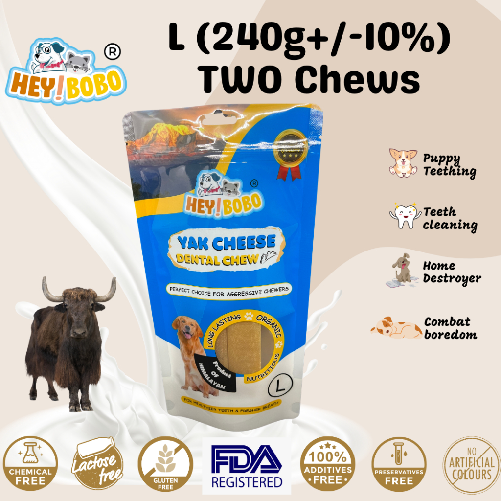 [HEY!BOBO] 🔥BEST SELLER🔥 Himalayan Yak Cheese Dog Chew Natural Dental ...
